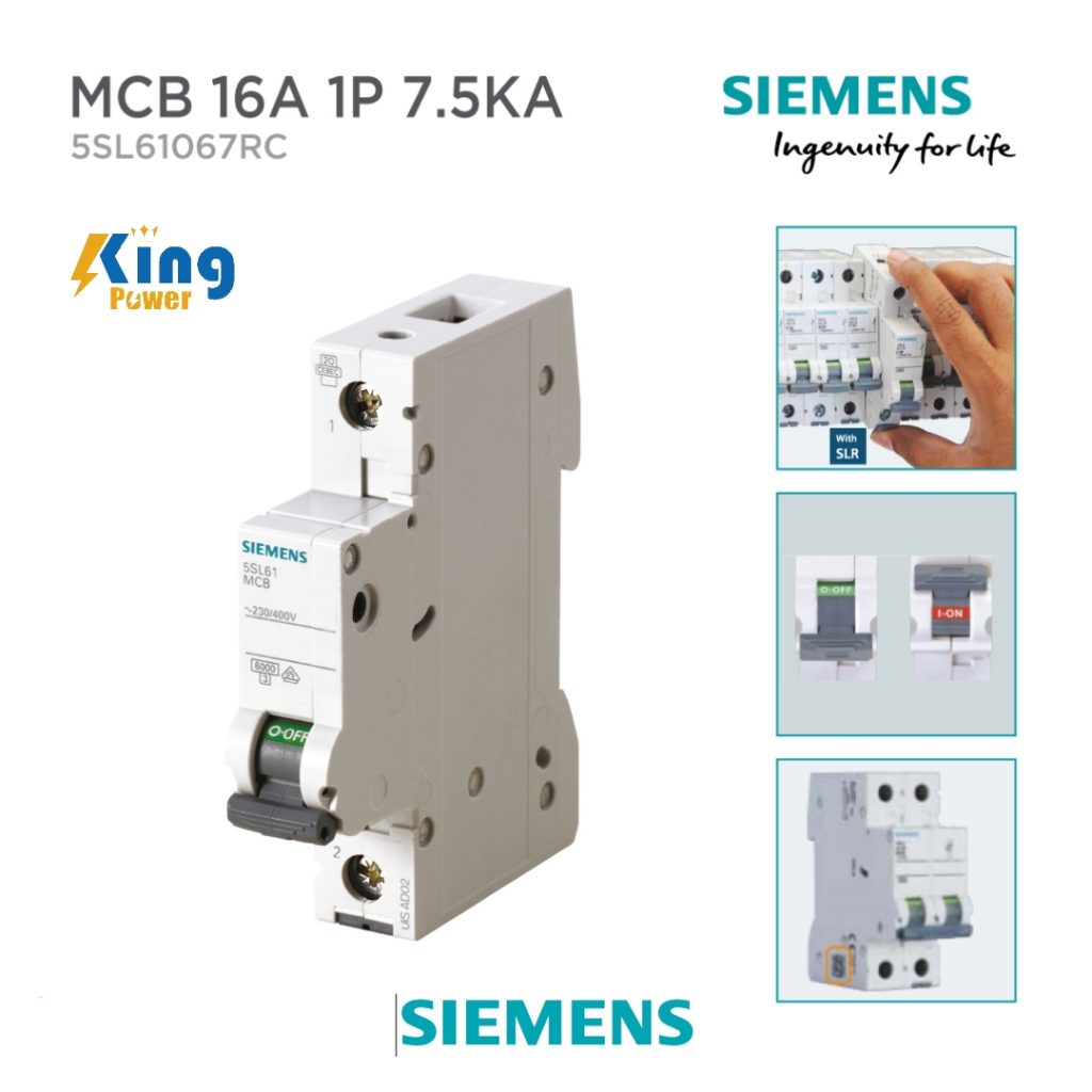 Simens MCB SP 20A (Model : 5SL61067RC - KING POWER
